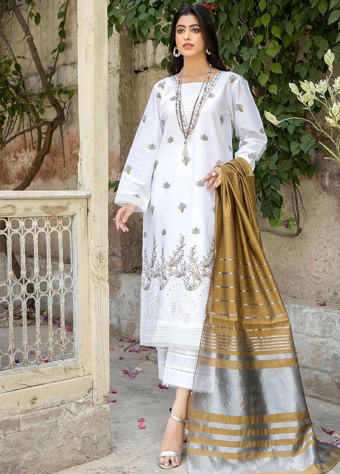 Scenic By Safwa Embroidered Lawn Suits Unstitched 3 Piece SW23S SSC-02 ...