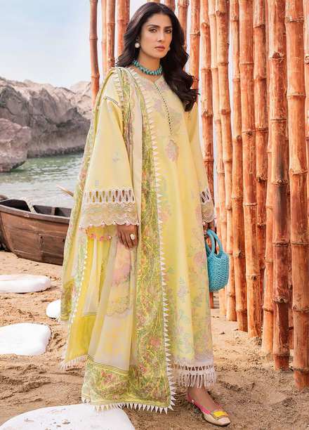 Siraa By Sadaf Fawad Khan Embroidered Lawn Suits Unstitched 3 Piece ...
