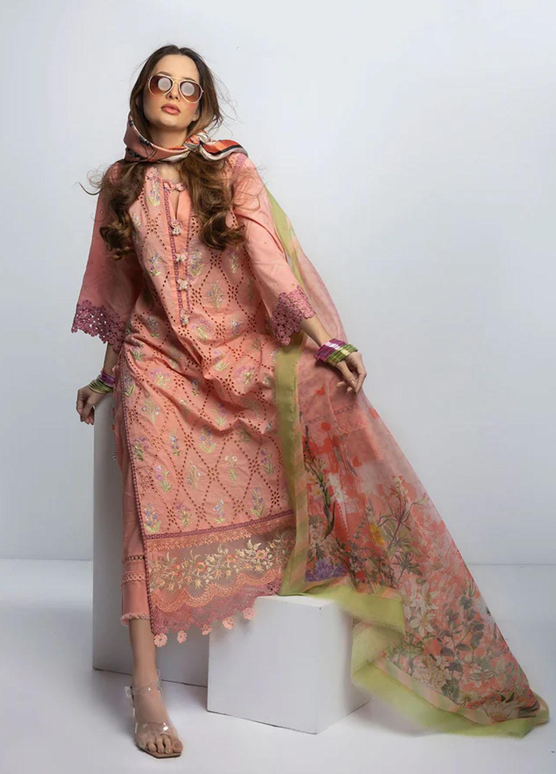 Sobia Nazir Embroidered Lawn Suits Unstitched 3 Piece SN23V 10B ...