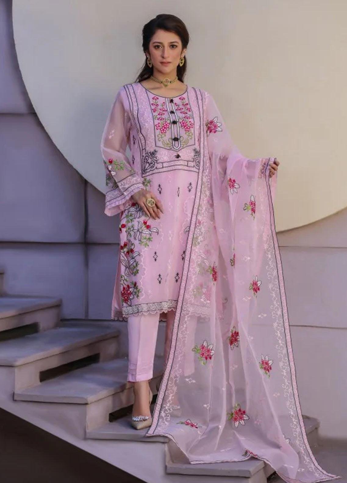 Soffio Luxury Pret Organza 3 Piece Suit SO110SC