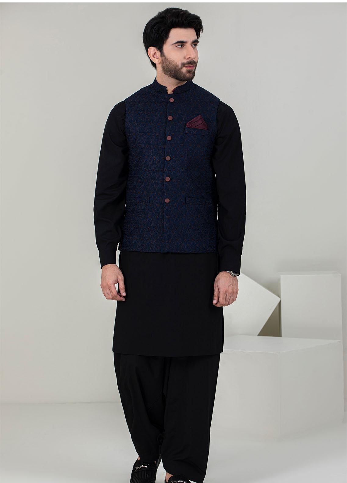 Buy Stylish Missouri Formal 3 Piece for Men - W-1693 Dark Blue - Online ...