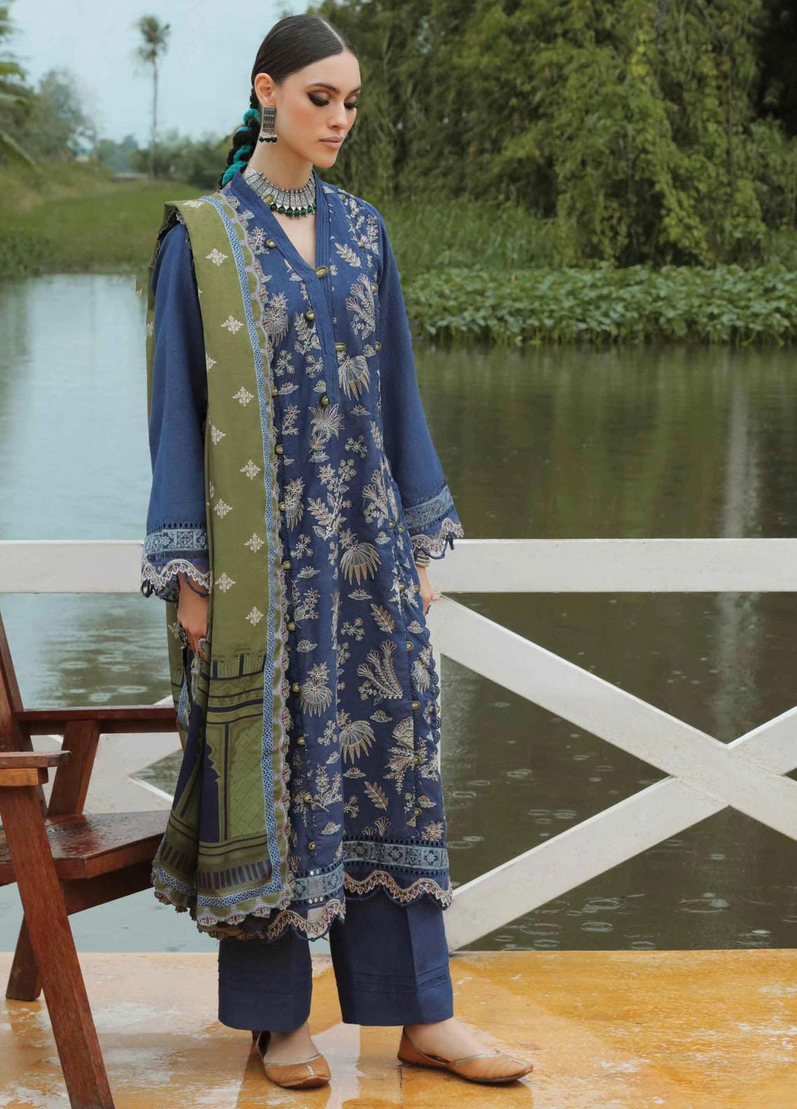 Tehzeeb By Aabyaan Embroidered Karandi Suits Unstitched 3 Piece ABY22T ...