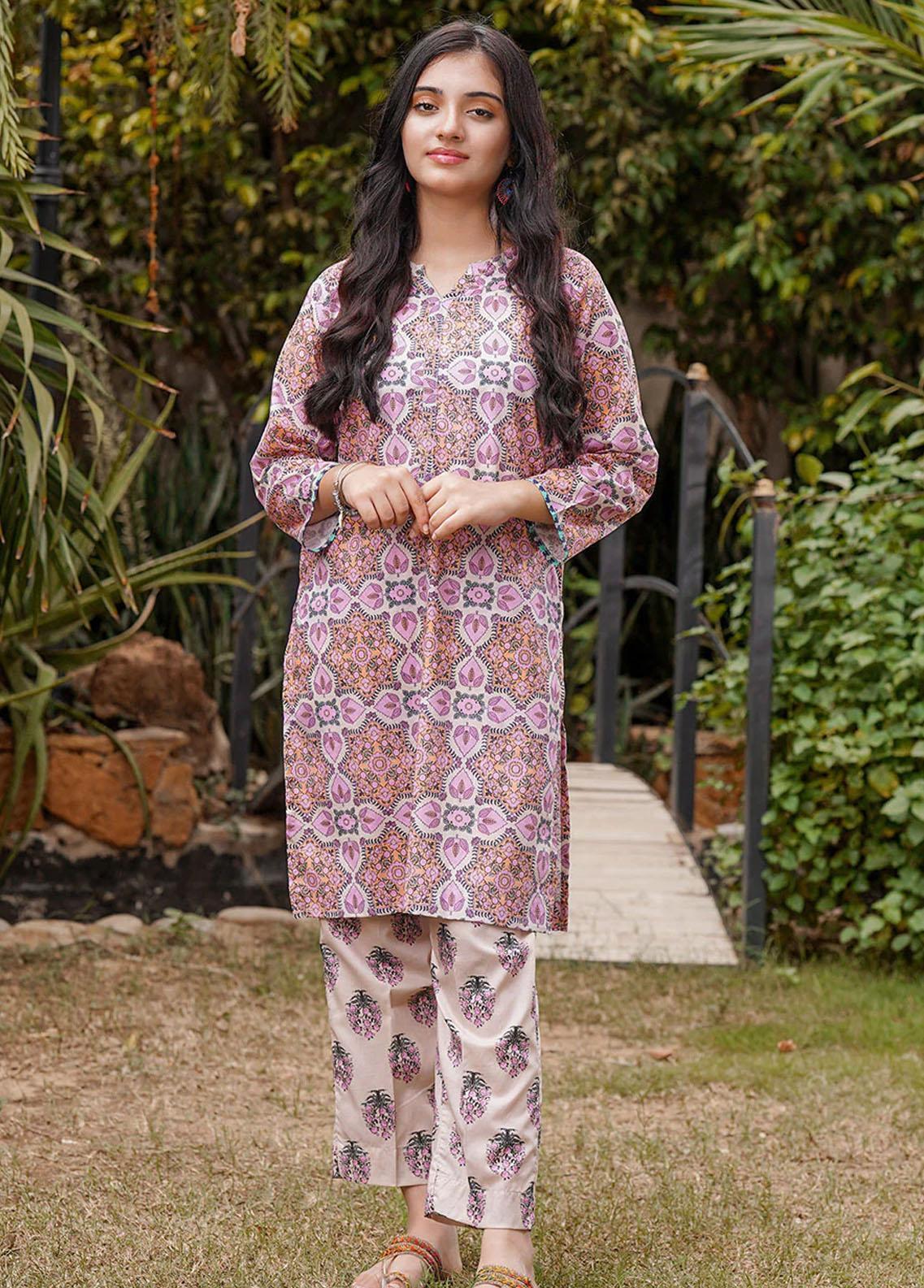 Waniya Lawn Printed 2 Piece Suit for - WKA20-110 HARMONY