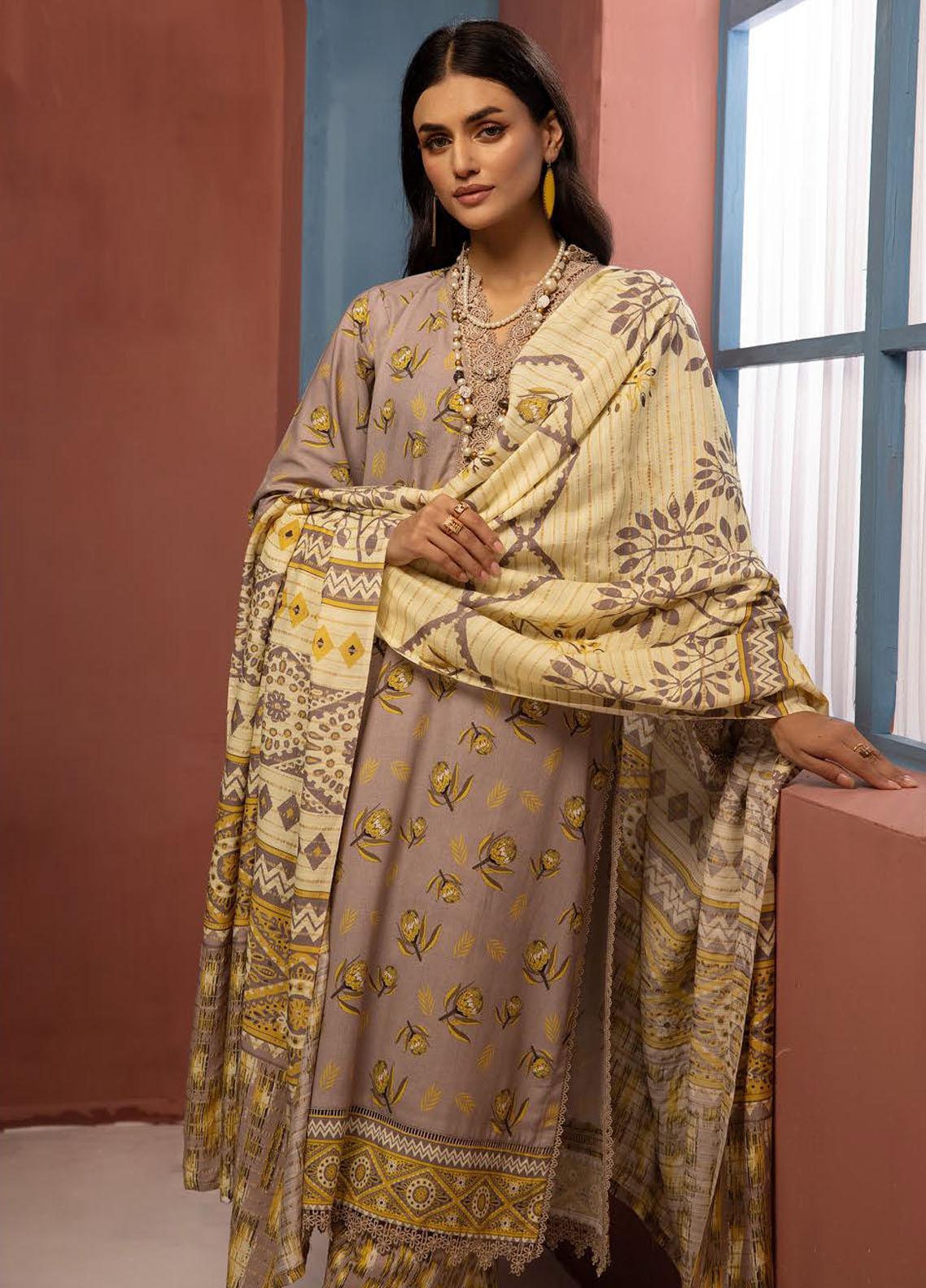 Zarki's By Riaz Arts Printed Khaddar Suits Unstitched 3 Piece RA23ZK D ...