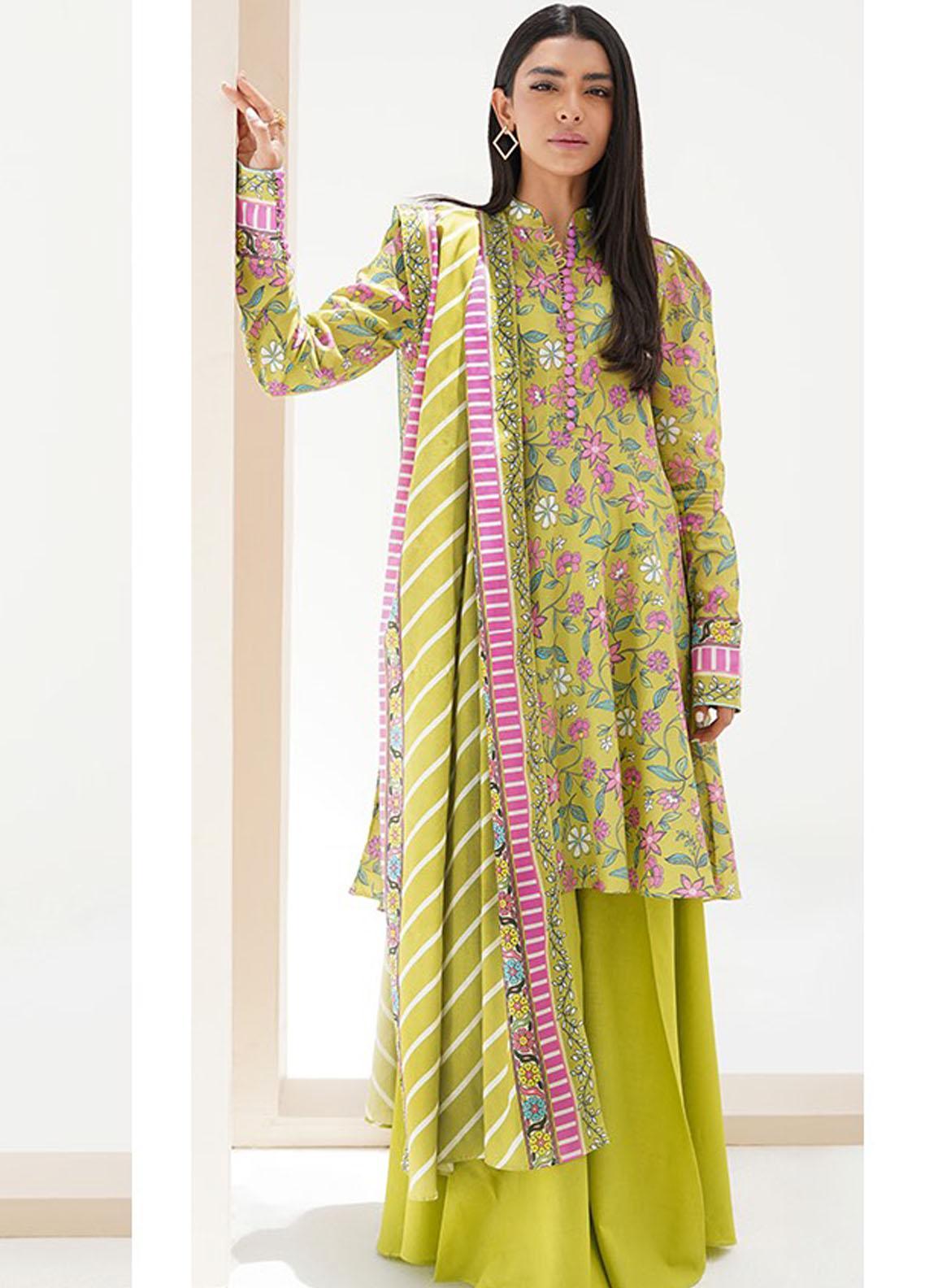 Zellbury Printed Lawn Suits Unstitched 3 Piece ZB23L-V4 WUS23X30405 ...