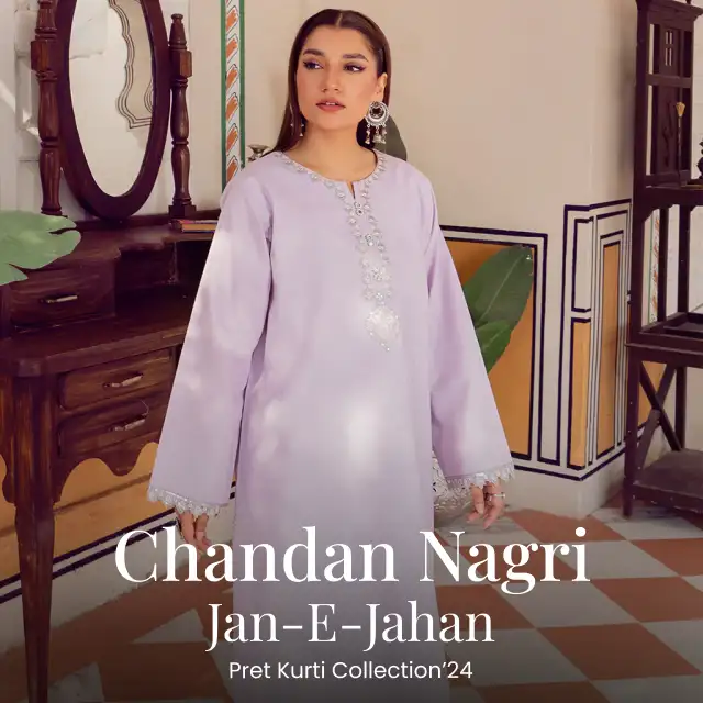 Jan-E-Jahan By Chandan Nagri Pret Kurti Collection 2024 | Sanaullah Store