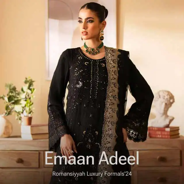 Romansiyyah By Emaan Adeel Luxury Formals Collection 2024 | Sanaullah Store