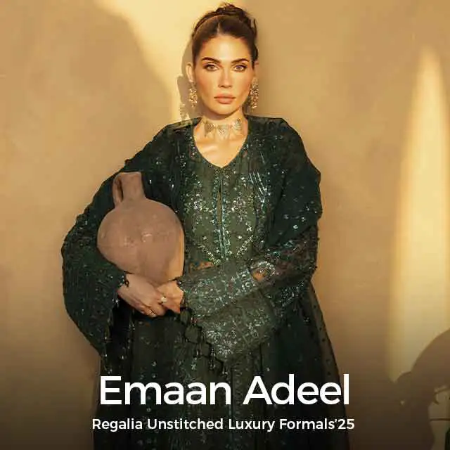 Regalia by Emaan Adeel Unstitched Luxury Formal Collection 2025 | Sanaulla Store