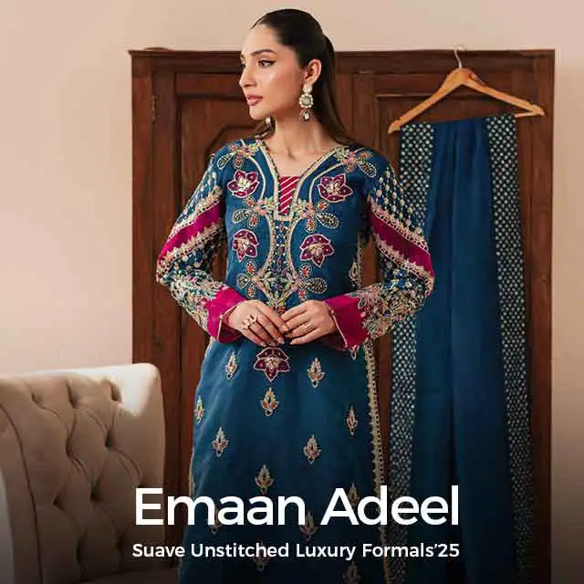 Suave by Emaan Adeel Unstitched Luxury Formals Collection 2025 | Sanaulla Store