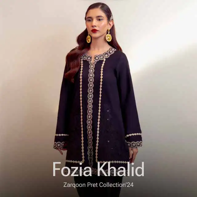 Zarqoon by Fozia Khalid Pret Collection 2024 | Sanaulla Store