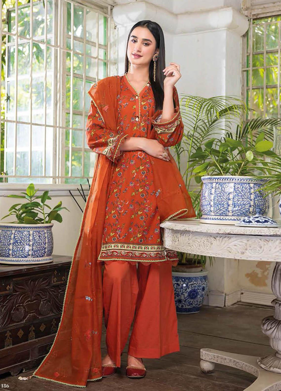 Essential Lawn By Gul Ahmed Embroidered Lawn Suits Unstitched 3 Piece ...
