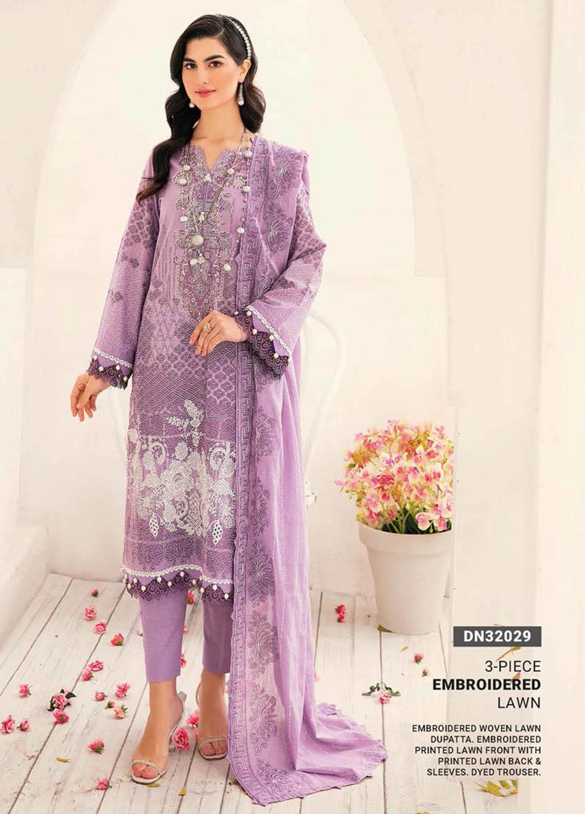 Essential Lawn By Gul Ahmed Embroidered Lawn Suits Unstitched 3 Piece ...