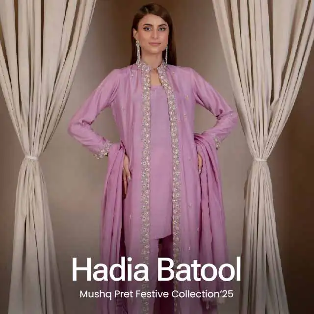 Hadia Batool Mushq Pret Festive Collection 2025 - Sanaulla Store
