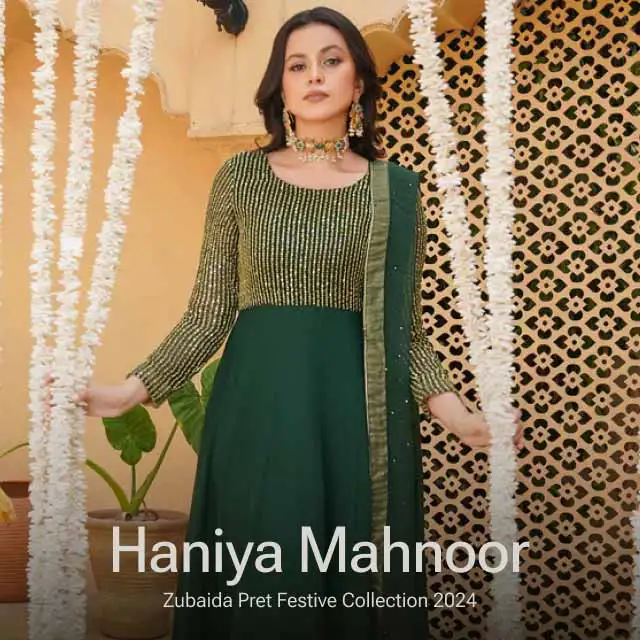 Zubaida by Haniya Mahnoor Pret Festive Collection 2024 | Sanaulla Store