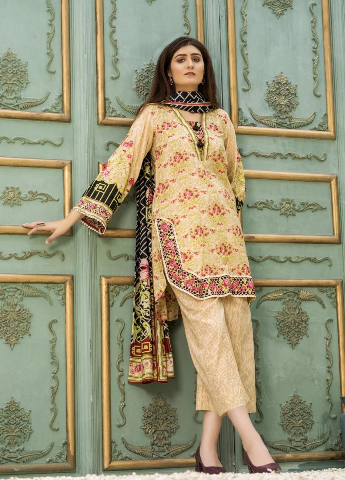 Ittehad Textiles Printed Lawn Suits Unstitched 3 Piece IT21CL LF-CL ...