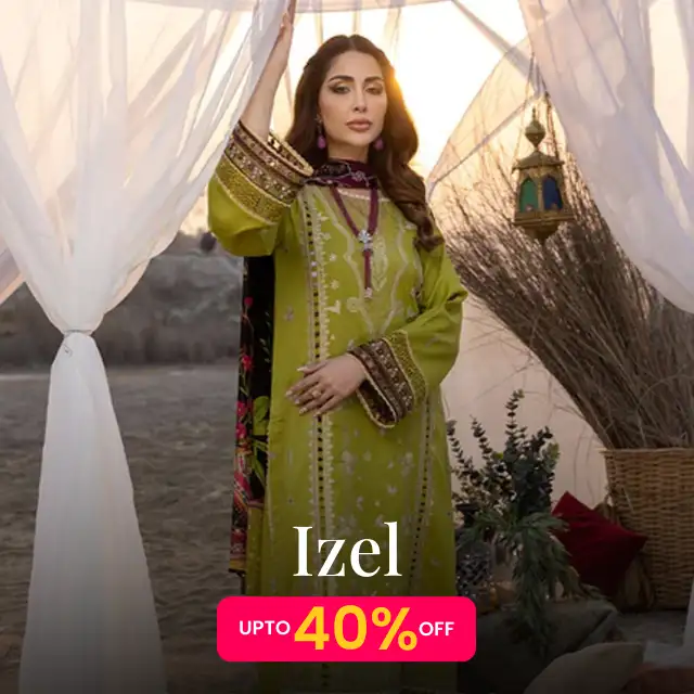 Hazel By Izel Unstitched Luxury Lawn Collection 2023 | Sanaullah Store