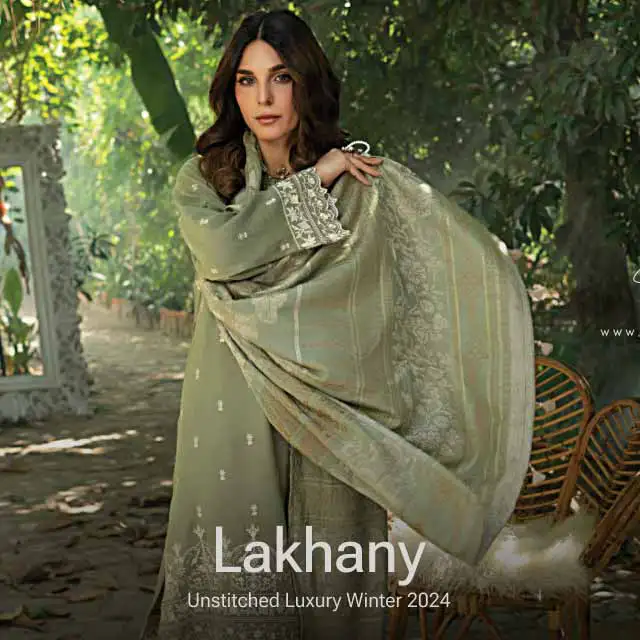 Lakhany Unstitched Luxury Winter Collection 2024 | Sanaulla Store