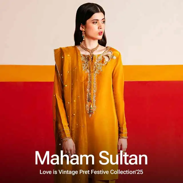 Love is Vintage by Maham Sultan Pret Festive Collection 2025 | Sanaulla Store