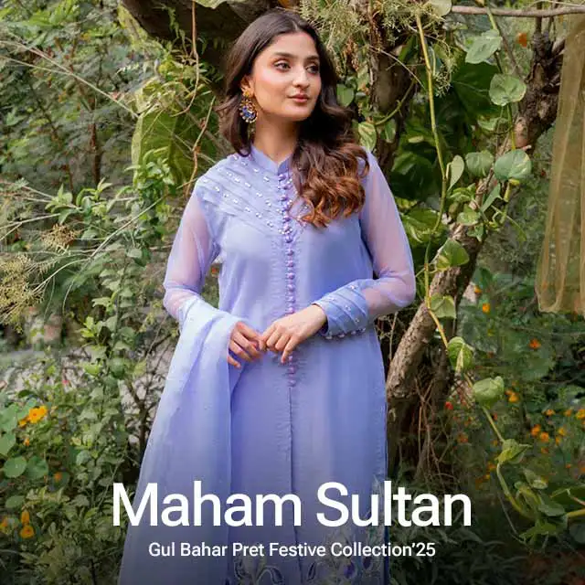 Maham Sultan Pret Festive Collection 2025 - Sanaulla Store
