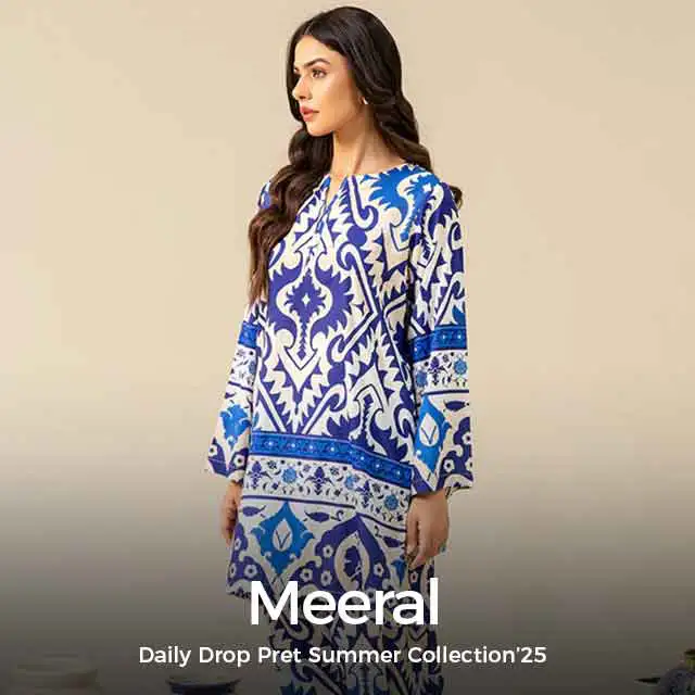 Daily Drop by Meeral Pret Summer Collection 2025 | Sanaulla Store