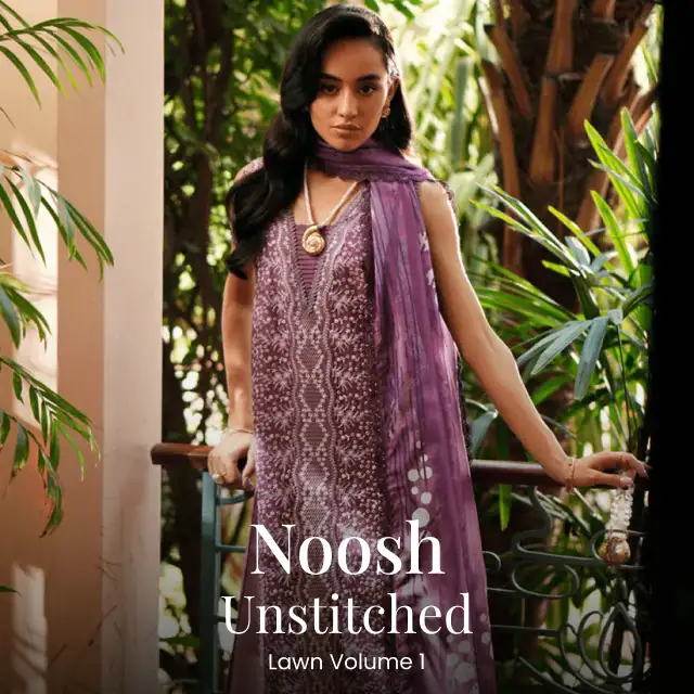 Noosh Unstitched Lawn Collection 2024 Vol-1 | Sanaullah Store