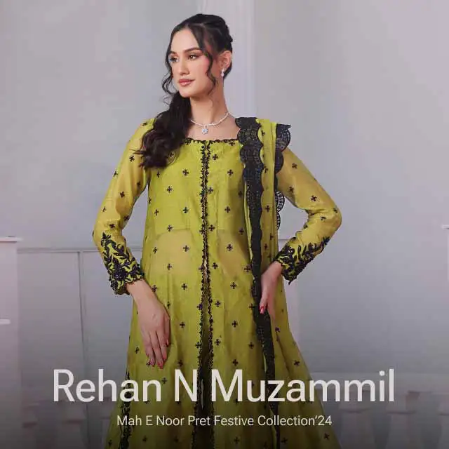 Mah E Noor by Rehan N Muzammil Pret Festive Collection 2024 | Sanaulla ...