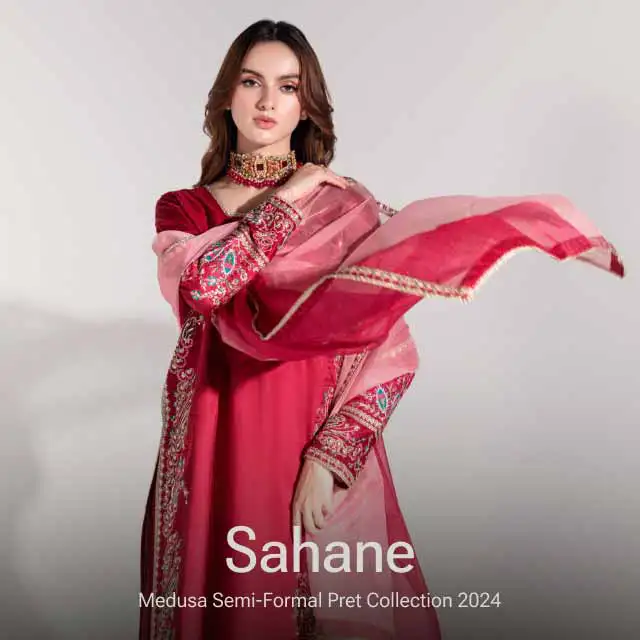 Medusa by Sahane Semi-Formal Pret Collection 2024 | Sanaulla Store