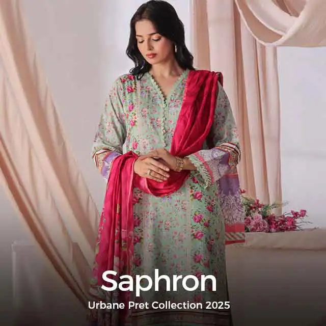 Urbane By Saphron Pret Collection 2025 | Sanaulla Store