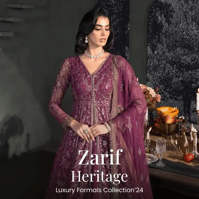 Heritage by Zarif Unstitched Luxury Formals Collection 2024 | Sanaulla ...